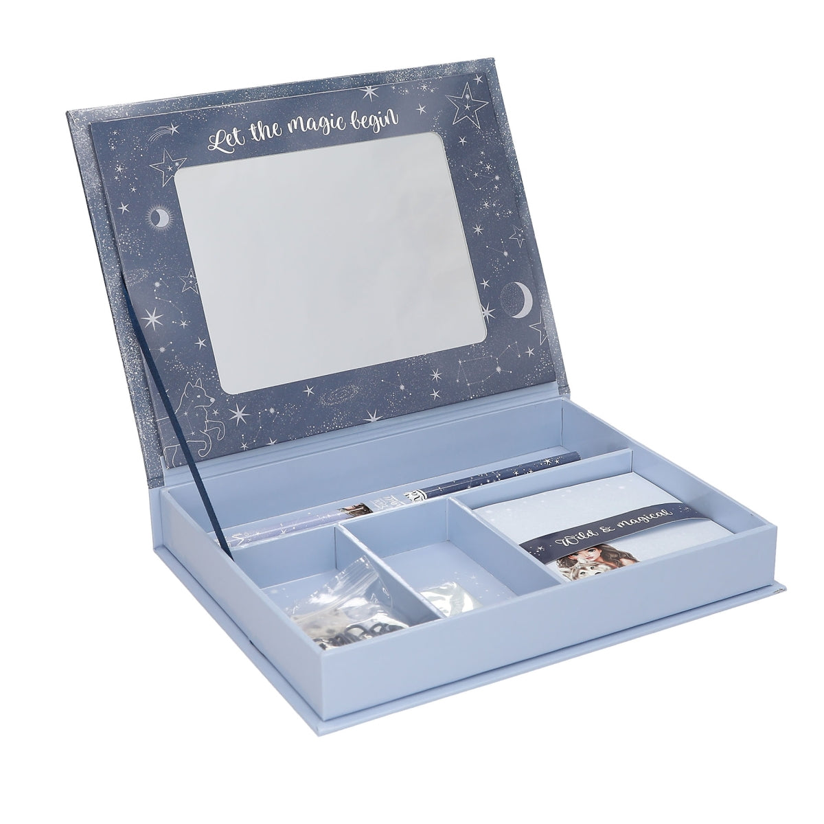 TOPModel Schreibwarenbox WOLF – Stoffe Fuchs & Aradia6Sense