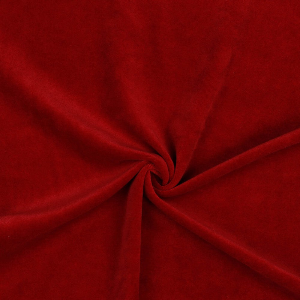 Nicki Stoff, Bordeaux Uni – JeaLu Fabrics & Stoffe Fuchs